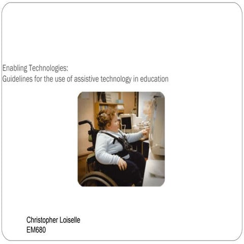 Enabling technologies Case Study | PPT | IT and Internet Support | Internet