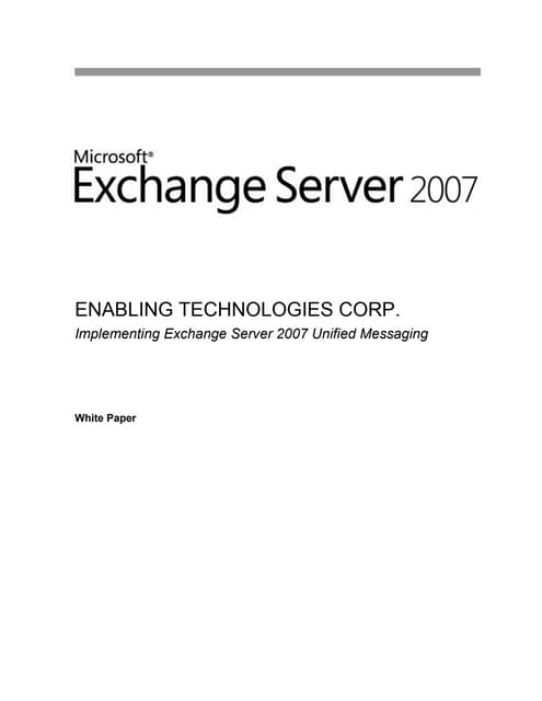 Enabling whitepaper tdm_final | PDF Enabling whitepaper tdm_final | PDF