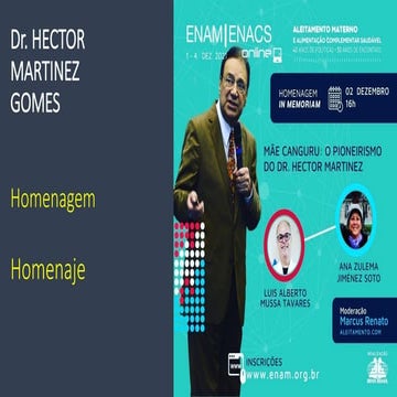 Hector M. Gomez: homenagem do ENAM-ENACS online | PDF
