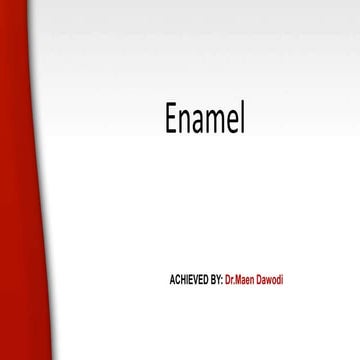 Structures of Teeth Enamel Dentin Pulp | PPTX | Dental Health ...