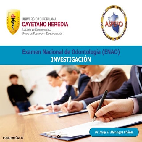 Investigación (ENAO) | PDF