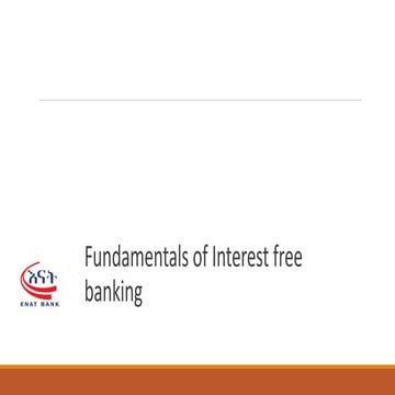 Enat Bank interest free banking Training.p | PPTX