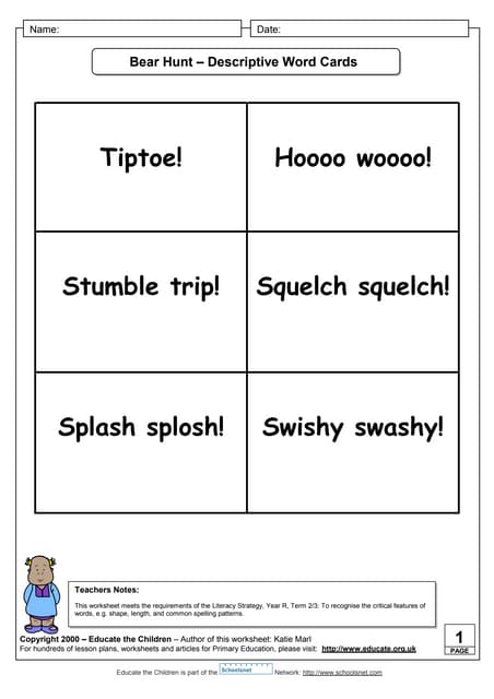 We are going on a bear hunt | PPT