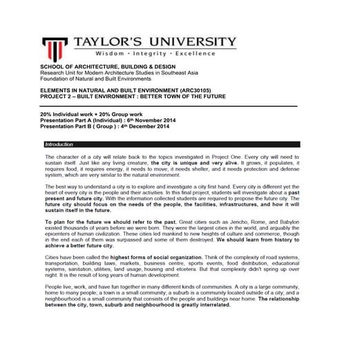 ENBE Project Brief 2 | PDF