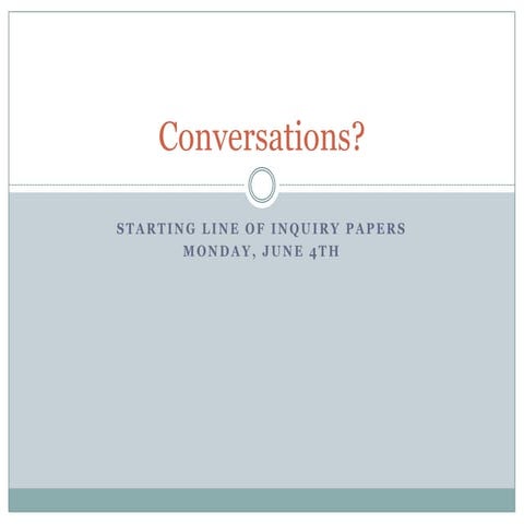 Enc 1102 inquiry paper | PPT