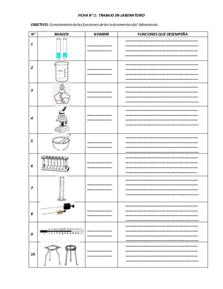 INSTRUMENTOS DE LABORATORIO
