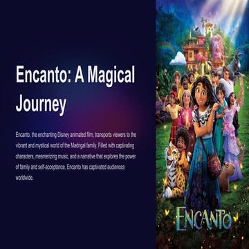 Unveiling the Wonders of Disney's 'Encanto': A Deep Dive into the ...