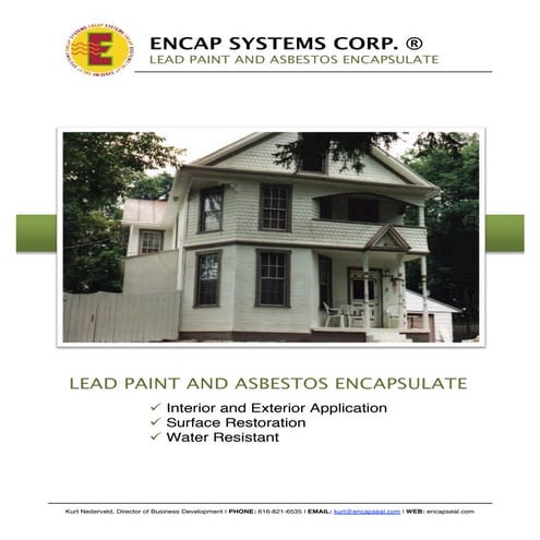 Encap asbestos lead | PDF