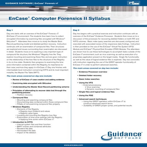 Encase Forensic | PPTX
