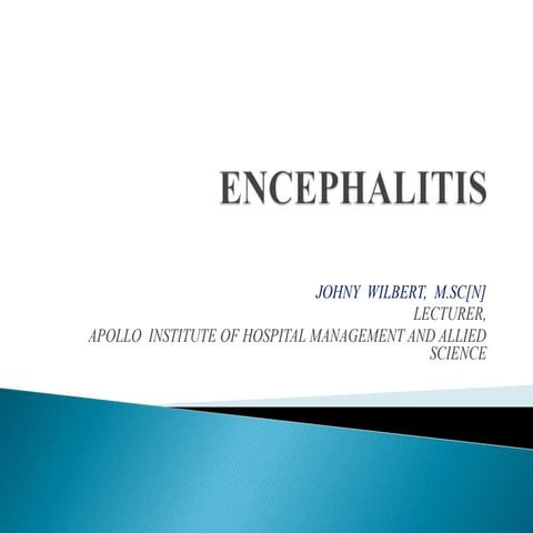 Encephalitis | PPTX