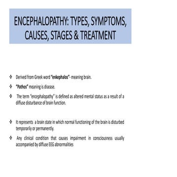 ENCEPHALOPATHY | PPTX