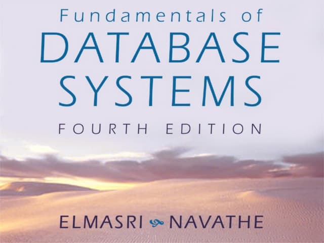 Fundamentals of Database system | PPT