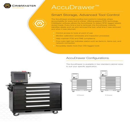 CribMaster AccuDrawer | PDF