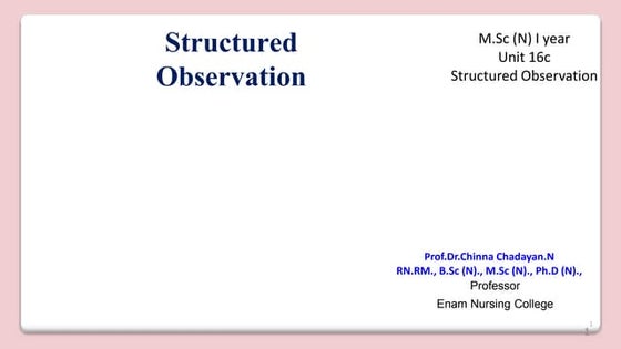 Nursing Research Data Collection Flow Chart.pptx | Science