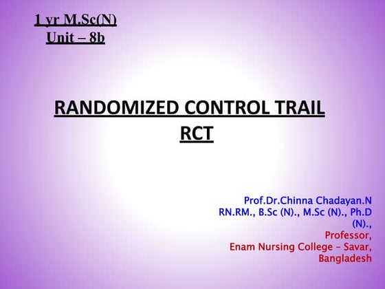 Type Of Randomization Ppt