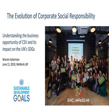 Encompass HK - CSR Evolution to CSV | PDF