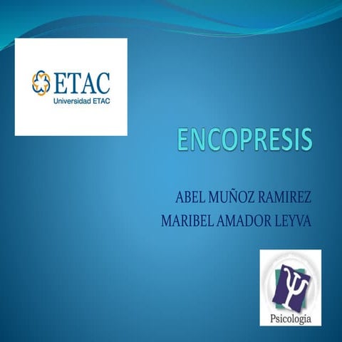 Encopresis | PPTX