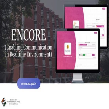 Encore portal Project PPt on live portal | PPTX