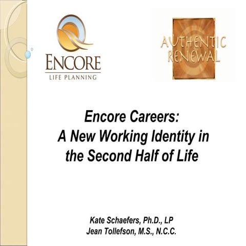 Encore Careers Powerpoint Final Read Only | PPT
