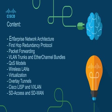 Partie 1 sur le module CORE de Cisco Ent | PPTX
