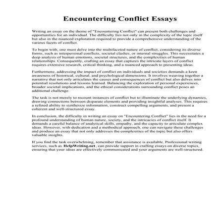 Conflict Resolution Essay.pdf