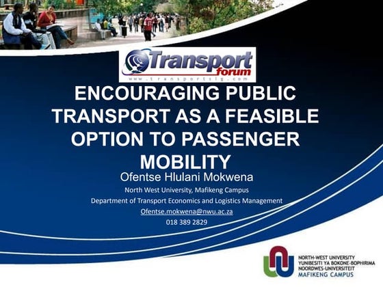 Transport introduction | PPT