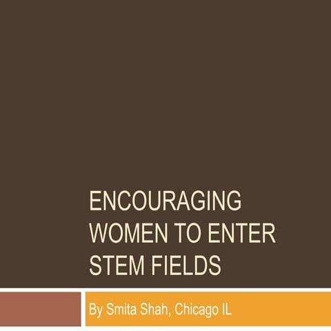 The role of Women in STEM ppt.ppt created for educayx | PPTX