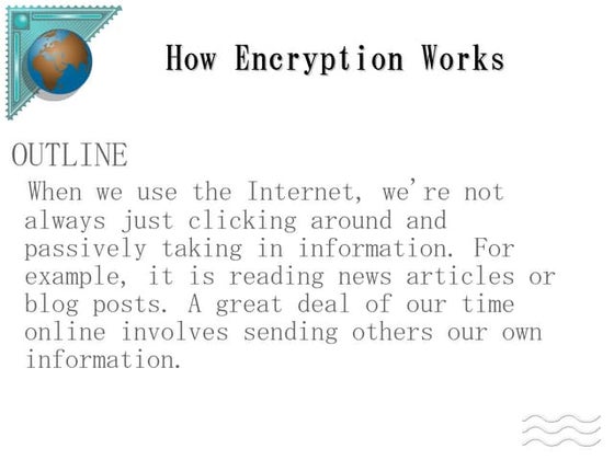 How encryption works | PPT