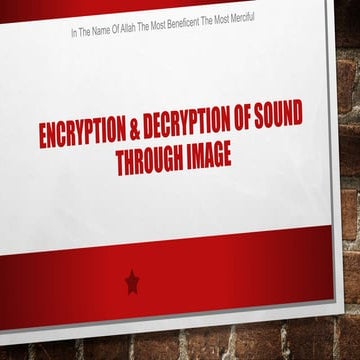 Encryption & decryption of sound presentation | PPTX | Computing ...