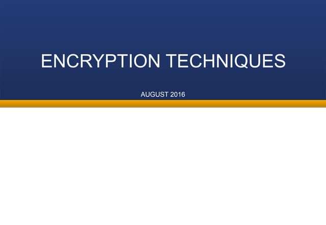 Encryption in Cyber Security with detailed | PPTX