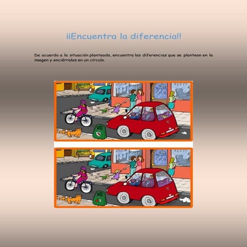 Encuentra la diferencia | DOCX