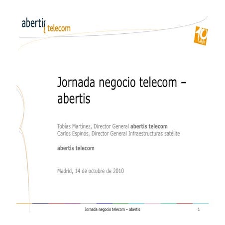 Abertis TDT 2010 | PDF