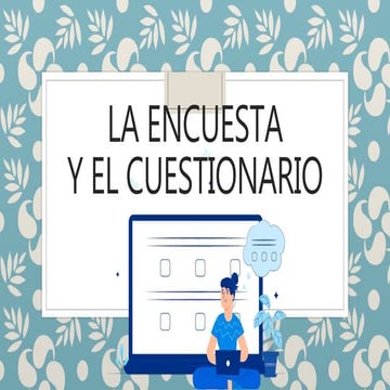 Encuesta y cuestionario | PPTX