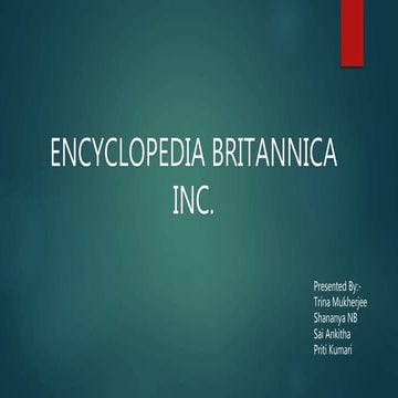 Encyclopedia britannica inc b | PPTX