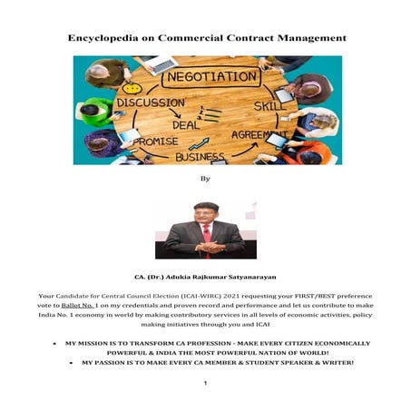 Encyclopedia on commercial contract management | PDF