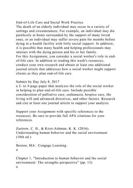 Week 6 Biological Aspects of Later Adulthood Resources .docx