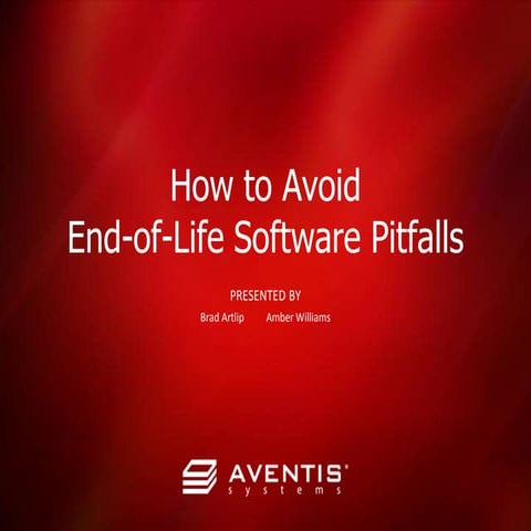 How to Avoid End-of-Life Software Pitfalls | PPT