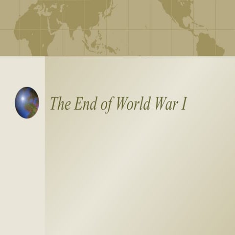 End Of War | PPT | Death, Injury, or Military Conflict | Sensitive Topics