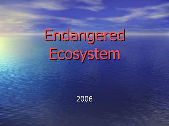 Ecosystem biome animoto project | PDF