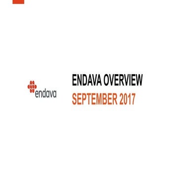 Endava overview linkedin | PPT
