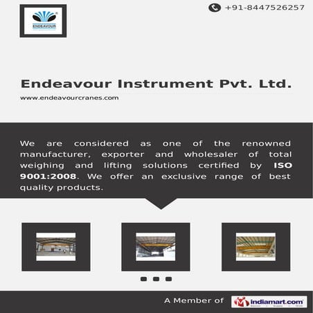 Endeavour instrument-pvt-ltd | PDF