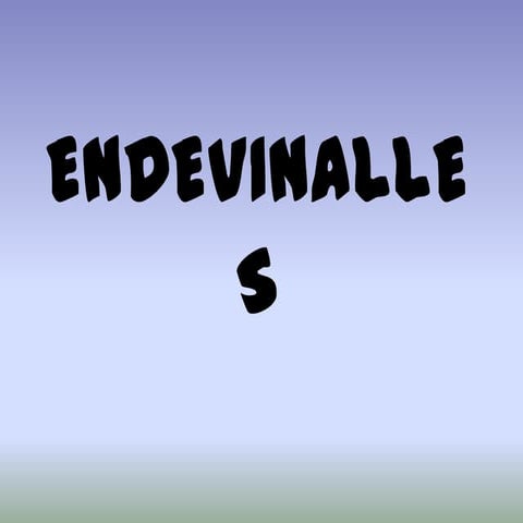 Endevinalles | PPSX