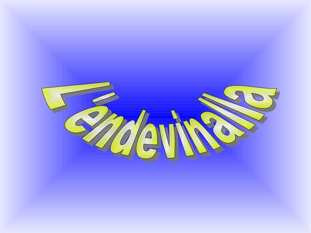 Endevinalles 1 | PPTX