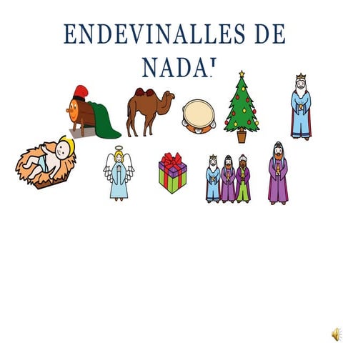 ENDEVINALLES NADAL (1).pptx. Per treballar interferències entre les dues llengües | PPTX