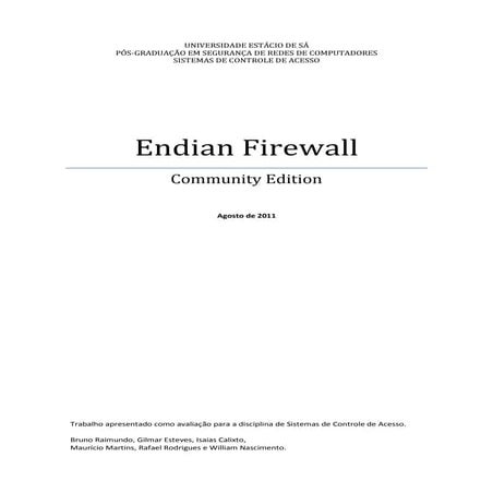 Endian firewall | PDF