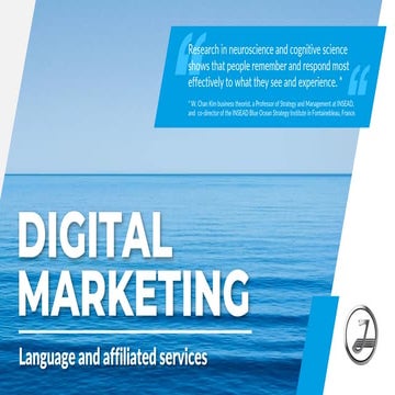 DIGITAL MARKETING Language and affiliated services | PPT