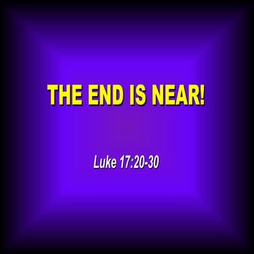 End is near | PPT