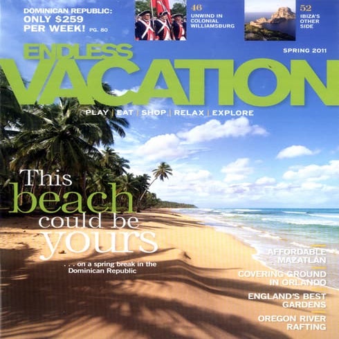 Endless Vacation Magazine Greater Williamsburg Feature, Spring 2011 | PDF