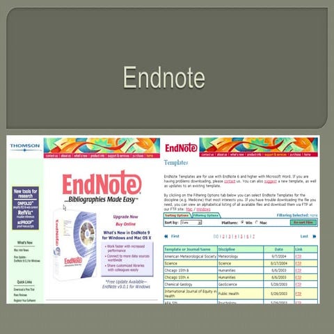 Endnote | PPTX