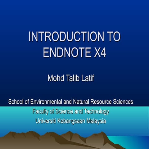 Endnote | PPT